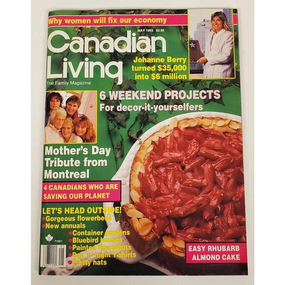 Other | Canadian Living Vintage Magazines May 1993 | Poshmark